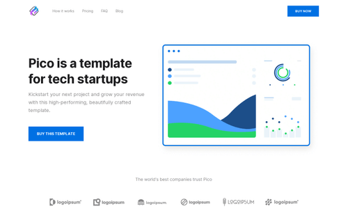 Pico - Startup HTML5 Responsive Website Template